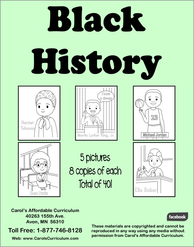 Black History: Carol's Affordable Curriculum Online store