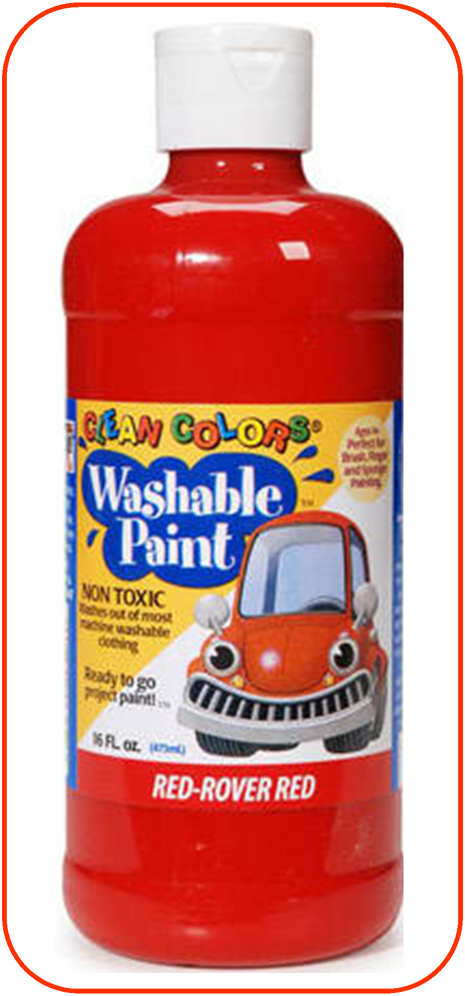 Red Washable Paint: Carol's Affordable Curriculum Online store