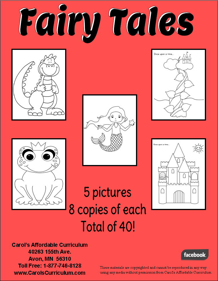 Fairy Tales: Carol's Affordable Curriculum Online store