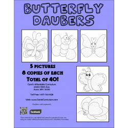 Easter Daubers: Carol's Affordable Curriculum Online store