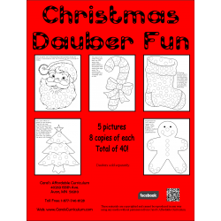 Tropical Fish Daubers: Carol's Affordable Curriculum Online store