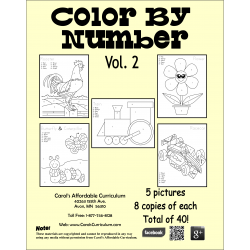 Color By Number: Carol's Affordable Curriculum Online store