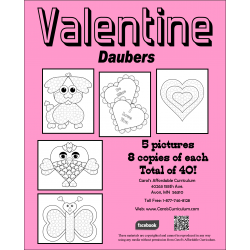 Easter Daubers: Carol's Affordable Curriculum Online store